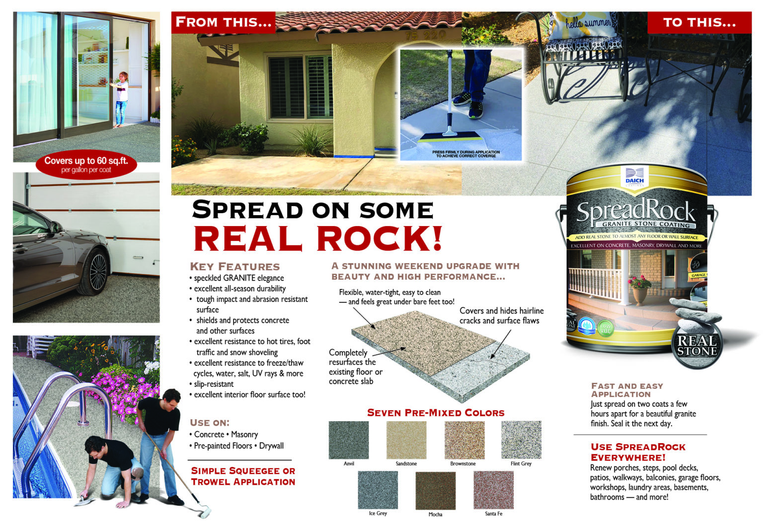 Resurface interior and exterior concrete - Daich Coatings