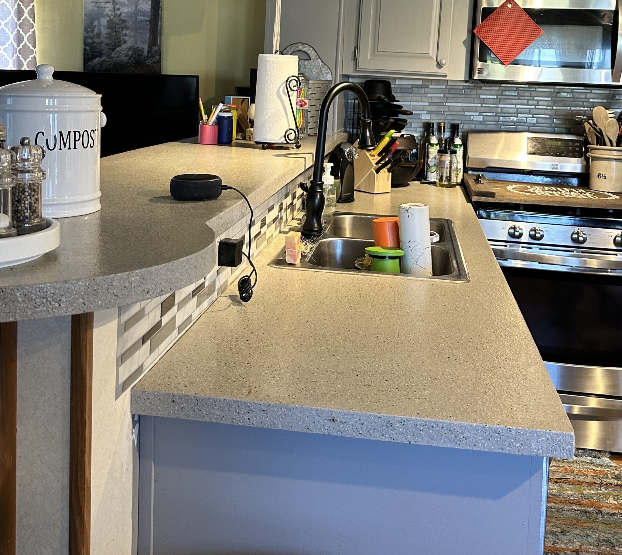 5+ Years with Sturdy SpreadStone™ Kitchen Countertop - Daich Coatings